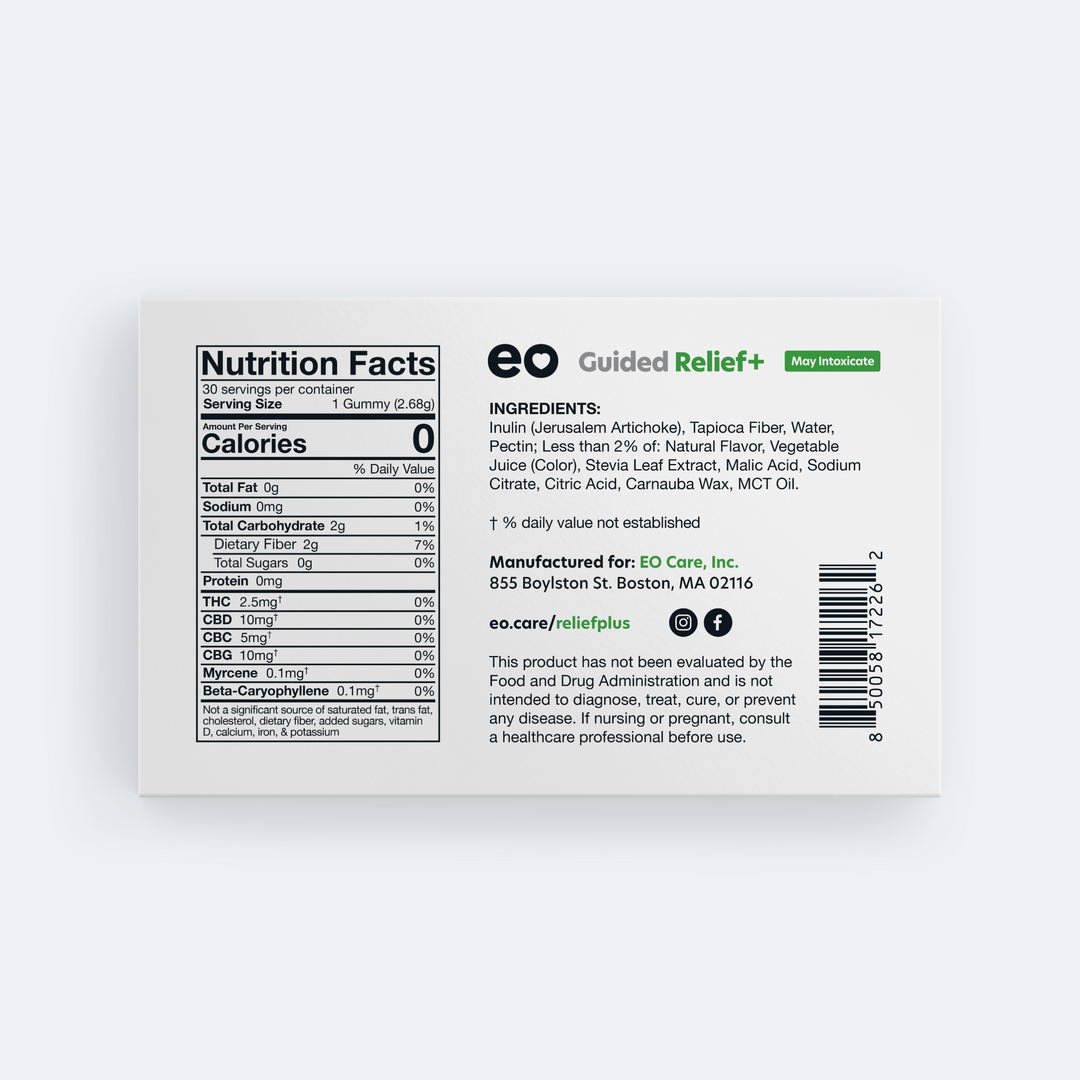Guided Relief+ THC Gummies – EO Store